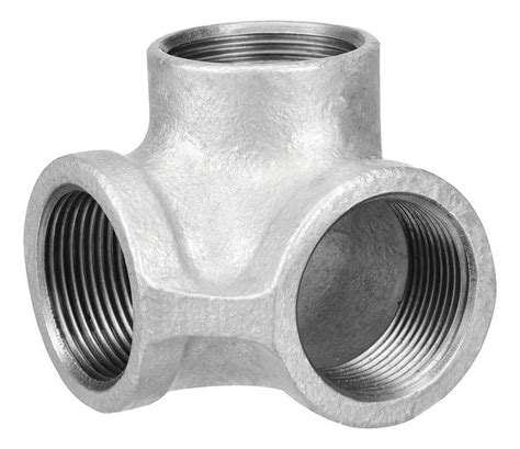 Cotovelo Com Saída Lateral Galvanizado 112 Polegada Tupy Plumbing Pipes Water Tap Home