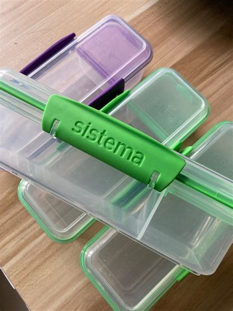 Sistema Set Of 4 Containers Furniture And Home Living Kitchenware