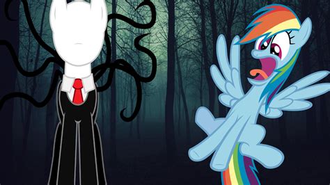 Slenderman Scared Rainbow Dash By Gaelgaming1 On Deviantart