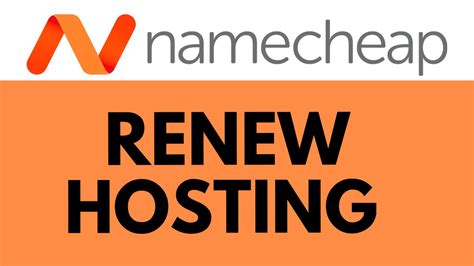 How To Renew Hosting With Namecheap A Step By Step Guide Ben S