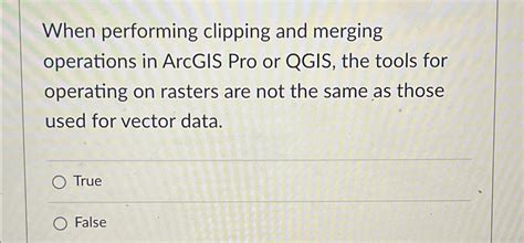 Solved When Performing Clipping And Merging Operations In