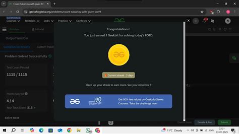 Day 1 My Problem Solving Journey Begins Tackling Potd From Leetcode