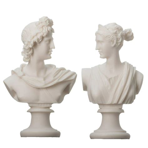 Apollo And Artemis Statues