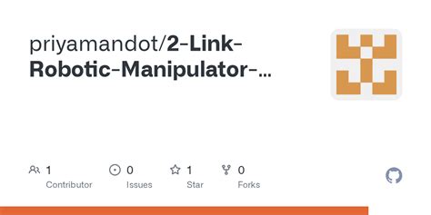 Github Priyamandot 2 Link Robotic Manipulator Pid Controller
