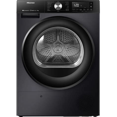 Hisense Dh3s902bb3 3s Series 9kg Heat Pump Tumble Dryer Black Conta