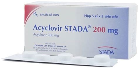 Acyclovir Stada 200 Mg Là Thuốc Gì Công Dụng Cách Dùng Và Lưu ý Youmed