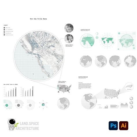 Architecture Site Analysis Mapping Templates For Architecture Design In