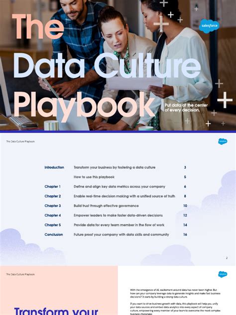 Sfdc Data Culture Playbook 2023 Optimized 1 Pdf Analytics