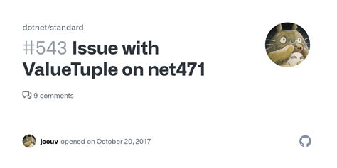 Issue With ValueTuple On Net471 Issue 543 Dotnet Standard GitHub