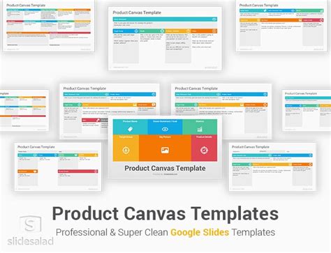 Product Canvas Google Slides Template SlideSalad