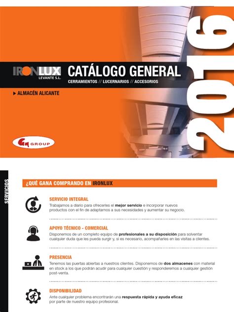 Tarifa Ironlux 2016 1 Pdf Materiales De Construcción Ingeniería