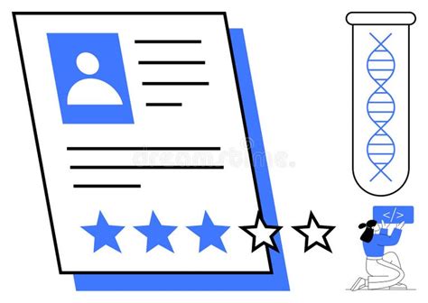 Profile Evaluation With Star Ratings Dna Analysis Tube And Developer