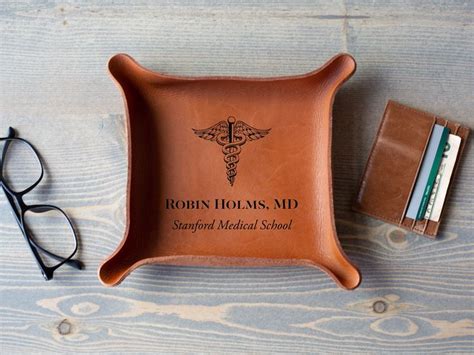 Medical School Graduation T T For Doctor Personalized Leather