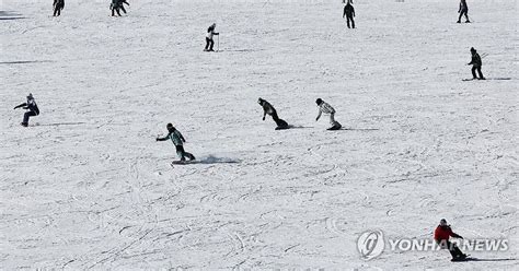 겨울 만끽하는 시민들
