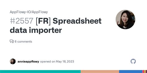 Fr Spreadsheet Data Importer · Issue 2557 · Appflowy Ioappflowy