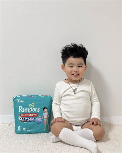 지안 제품협찬 글로벌 아기 기저귀 브랜드 팸퍼스에서 New2025 강력한 흡수력에 특급보송으로 업그레이드 된 베이비드라이 팬티를 출시했어요 역류방지 995