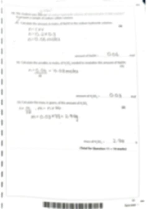 Solution Igcse Chem Topic Questions Titration Studypool