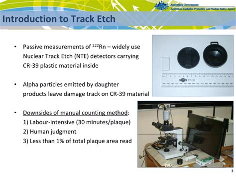 Assessment Of A Semi Automated Nuclear Track Etch Counting System Santecs For Passive Radon