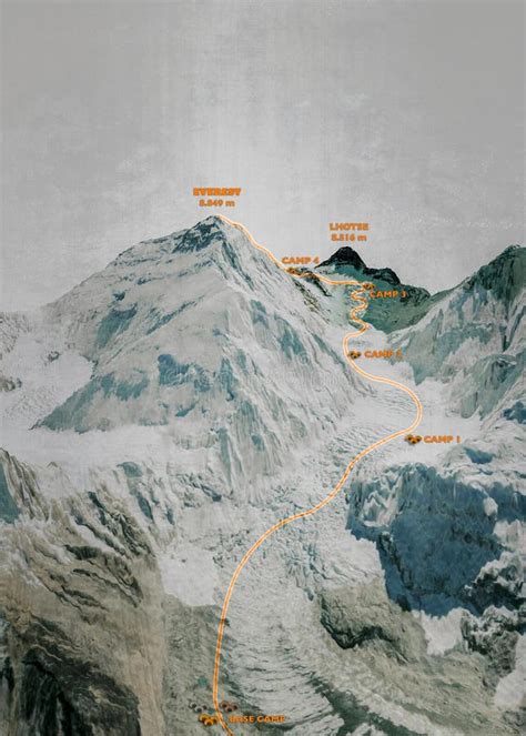 Mount Everest Tibet Map