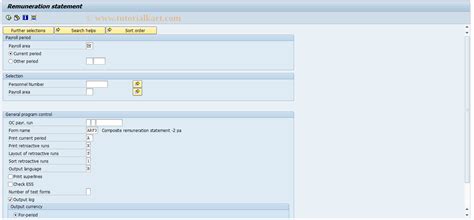 PC M CEDT SAP Tcode Payroll Remunerations Statement