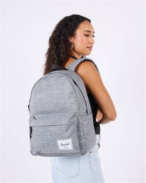 Shop Herschel Classic Xl Backpack In Raven Crosshatch Fast Shipping