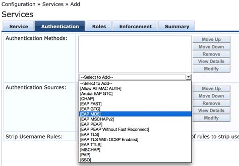 Example Configuring 8021x Peap And Mac Radius Authentication With Ex Series Switches And Aruba
