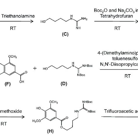 The Chemical Synthesis Route Of Leonurine Rt Room Temperature Ac 2