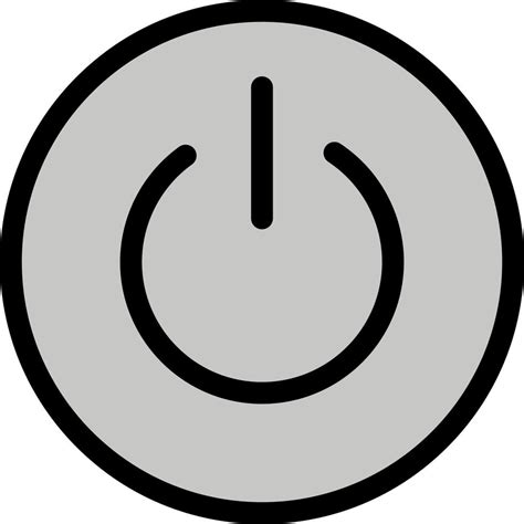 Interface On Power Ui User Flat Color Icon Vector Icon Banner Template 15307471 Vector Art At