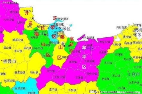 烟台高新区地图 烟台高新区未来规划图 伤感说说吧