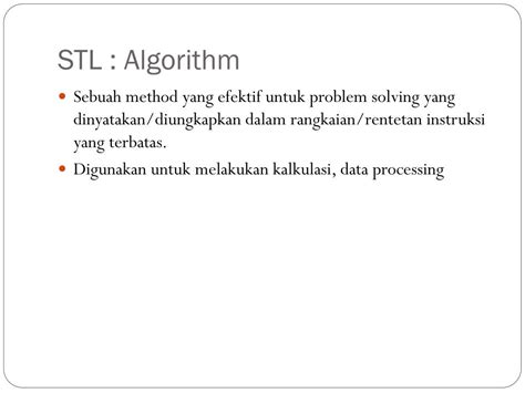 Ppt Standard Template Library Stl Powerpoint Presentation Free Download Id5658036