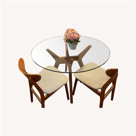 West Elm Jensen Dining Table Set Aptdeco