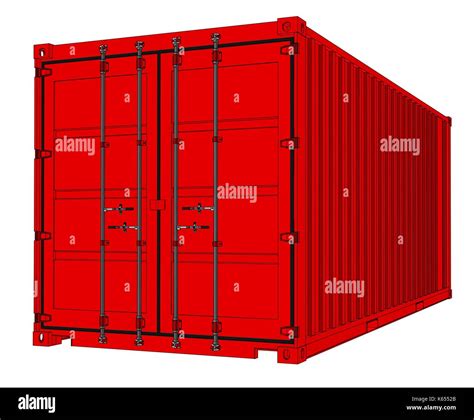 Container Port Stock Vector Images Alamy
