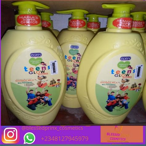 Eden Mamas Super Teens Glow Shower Milk With Vitamin Ac And E 1000ml Blessedprinxcosmetics