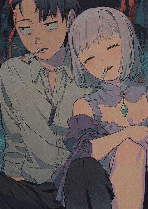 Emilia And Natsuki Subaru Re Zero Kara Hajimeru Isekai Seikatsu Drawn By Iwamushi Danbooru
