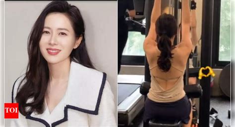 ‘crash Landing On You Actress Son Ye Jin Shows Off Impressive Gym