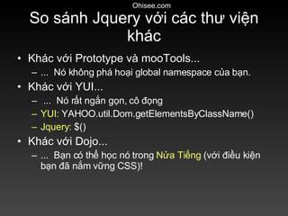 Hoc Jquery Trong 1h PPT