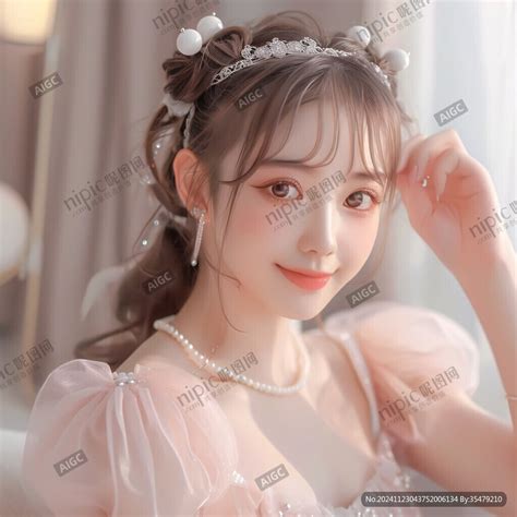 Ai创作图日系甜美风格 少女粉嫩 仙女系 婚纱少女 梦幻少女婚礼 浪漫唯美风 甜美少女风 粉色少女风 少女心发饰 粉色少女 甜光颜 梦幻少女粉 粉色少女心发饰 粉嫩少女 粉嫩梦幻nipic
