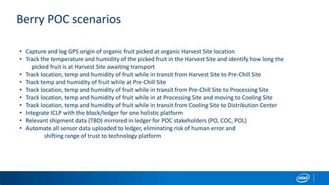 Intel Connected Logistics Platform Ppt