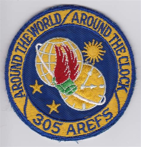 Usaf Patch 305 Arefs Air Refuelling Squadron Heavy Patch Kc 135 Stratotanker