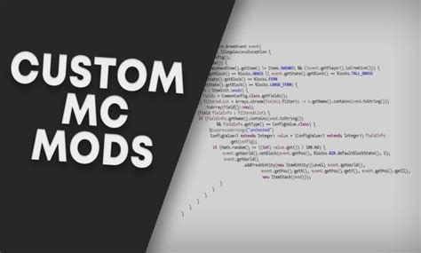 Create A Custom Forge Mod For You By Itamard56 Fiverr