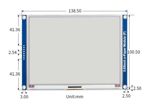 565inch Acep 7 Color E Paper E Ink Display Module 600×448 Pixels At