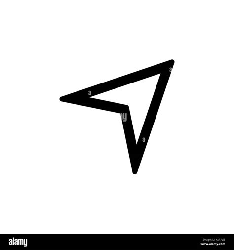 Mouse Pointer Icon For Simple Flat Style Ui Design Stock Vector Image Art Alamy