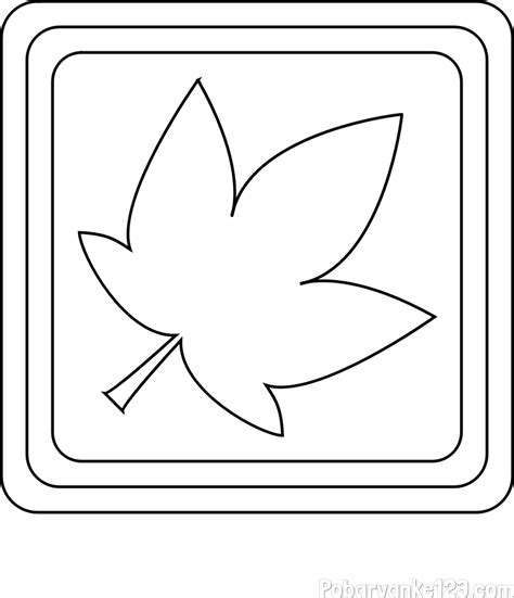 Pobarvanka Javorjevega Lista