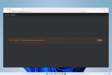 too many concurrent requests in chatgpt 3 ways to fix it