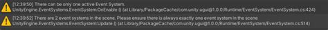 About Eventsystem Of Debugupdater Unity Engine Unity Discussions