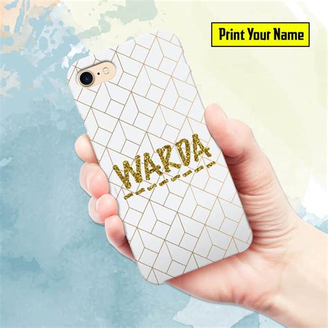 Fancy Print Your Name Mobile Cover Design 008