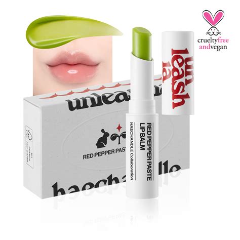 Unleashia Red Pepper Paste Lip Balm N°1 Real Spicy Recipe 1 9g Olpeo