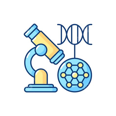 Dna Microarray Rgb Color Icon Sample Microbiology Organism Vector Sample Microbiology