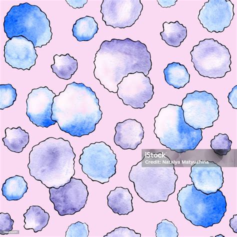 스노우 밸이 있는 수채화 추상 패턴 손으로 그림 수채화 패브릭 종이 및 기타 인쇄 및 웹 프로젝트를 위한 원활한 패턴 겨울에 대한 스톡 벡터 아트 및 기타 이미지 Istock