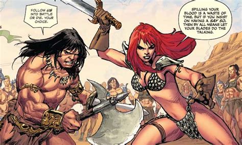 Red Sonja And Conan